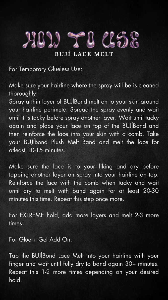 BUJÍBond Lace Melt – BujíBratt